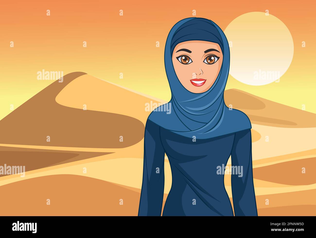 arabic bride beauty Stock Vector Image & Art - Alamy