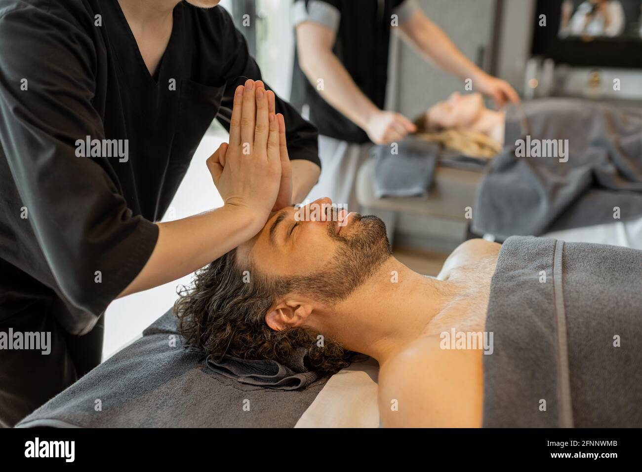 Male massage hi-res stock photography and images - Alamy