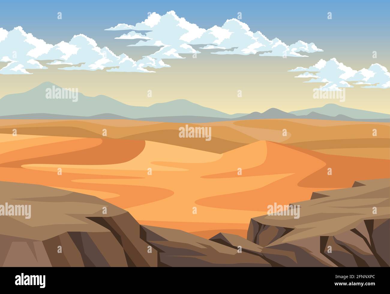desert with abyss Stock Vector Image & Art - Alamy