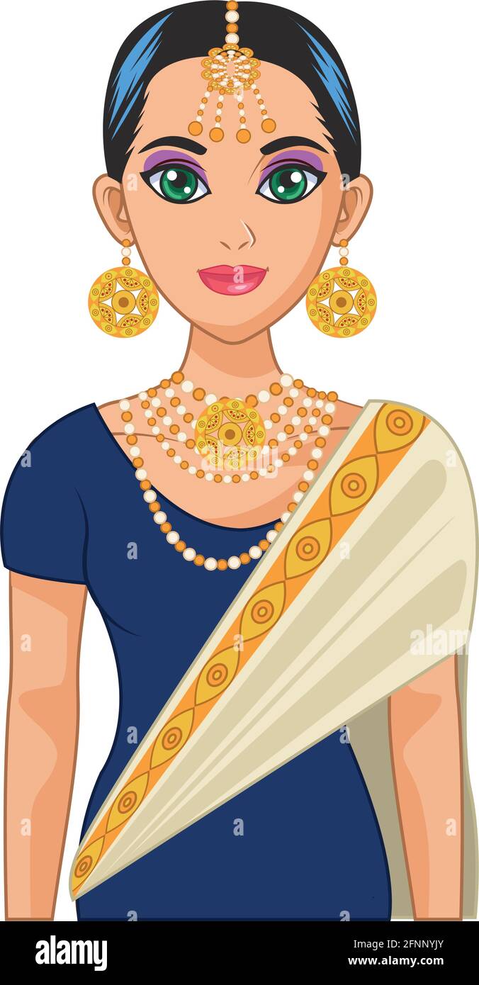 arabic bride dress blue Stock Vector Image & Art - Alamy
