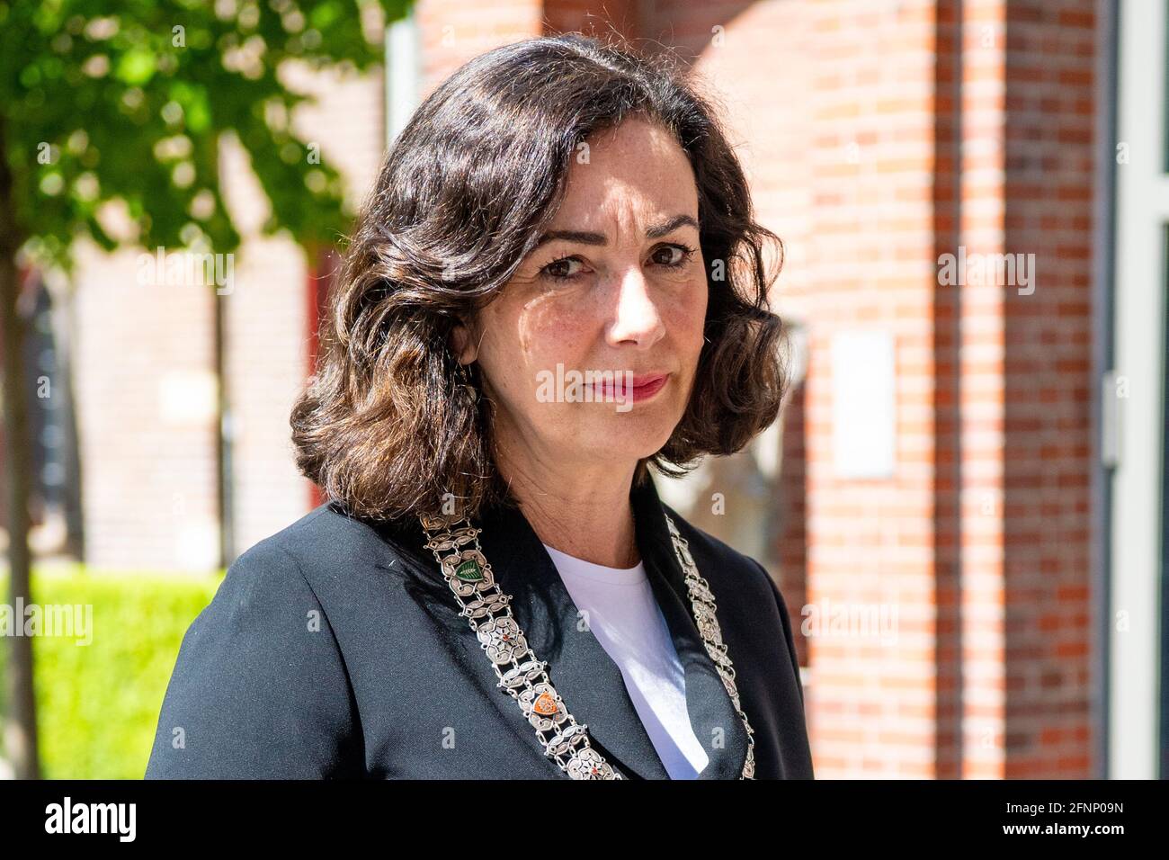 Famke Halsema the mayor of Amsterdam at the opening of the Slavery ...