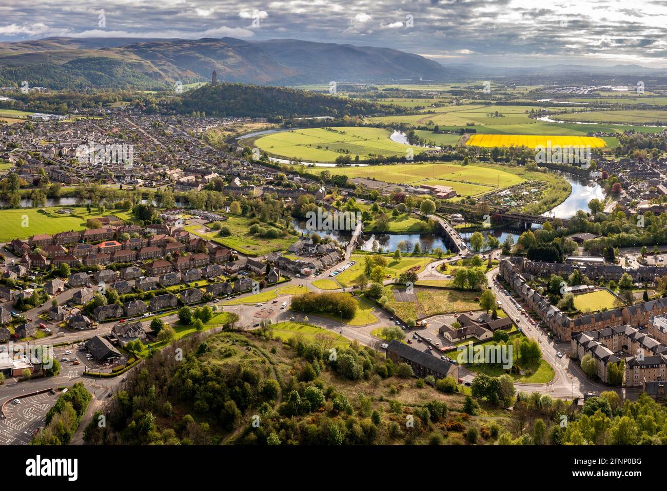 Stirling Scotland Aerial High Resolution Stock Photography and Images ...