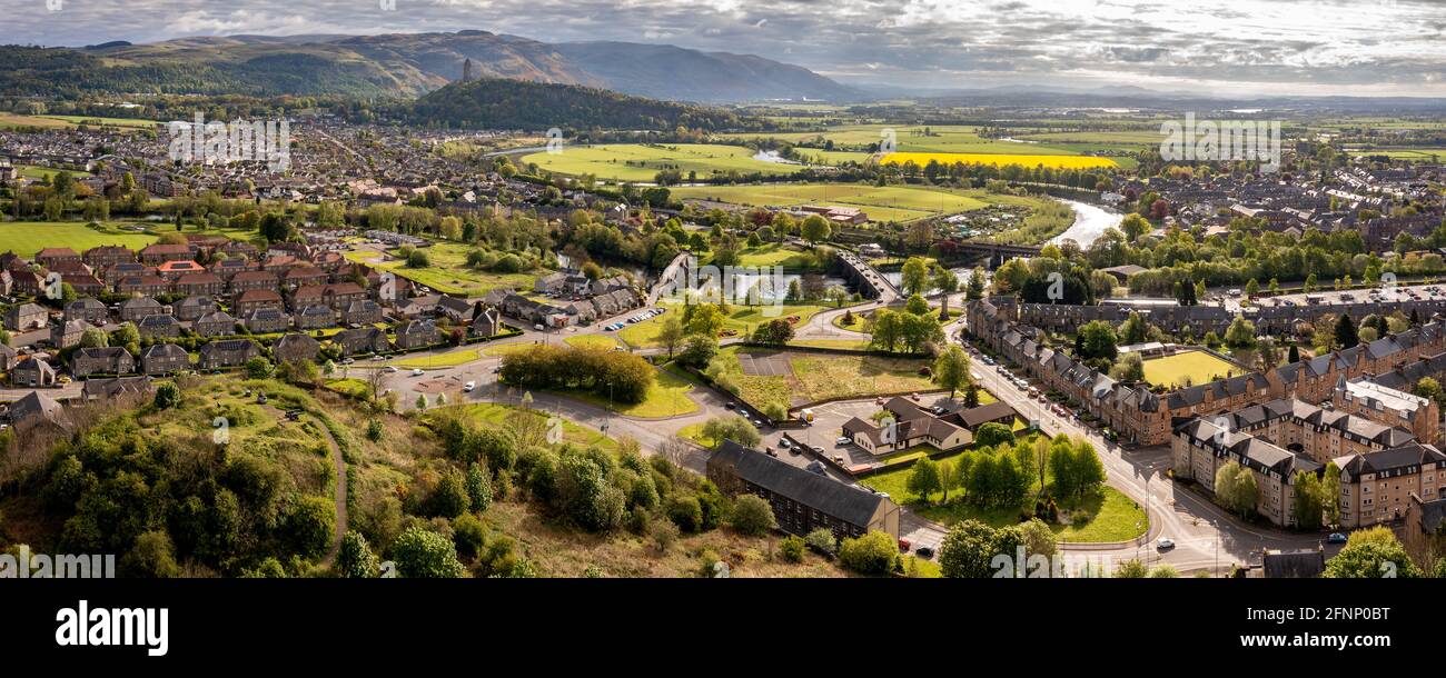Stirling scotland aerial hi-res stock photography and images - Alamy