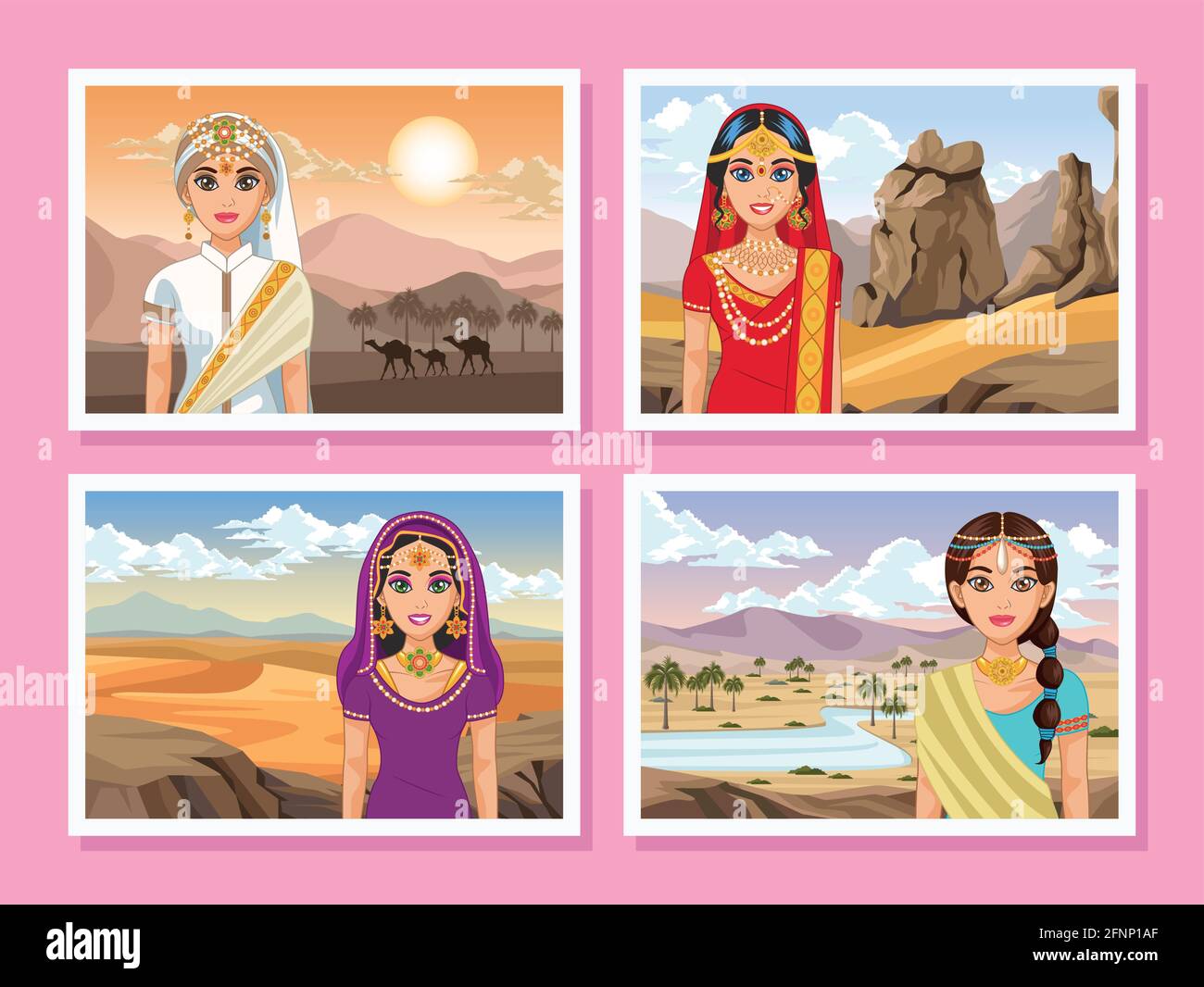 arabic brides scenes Stock Vector Image & Art - Alamy