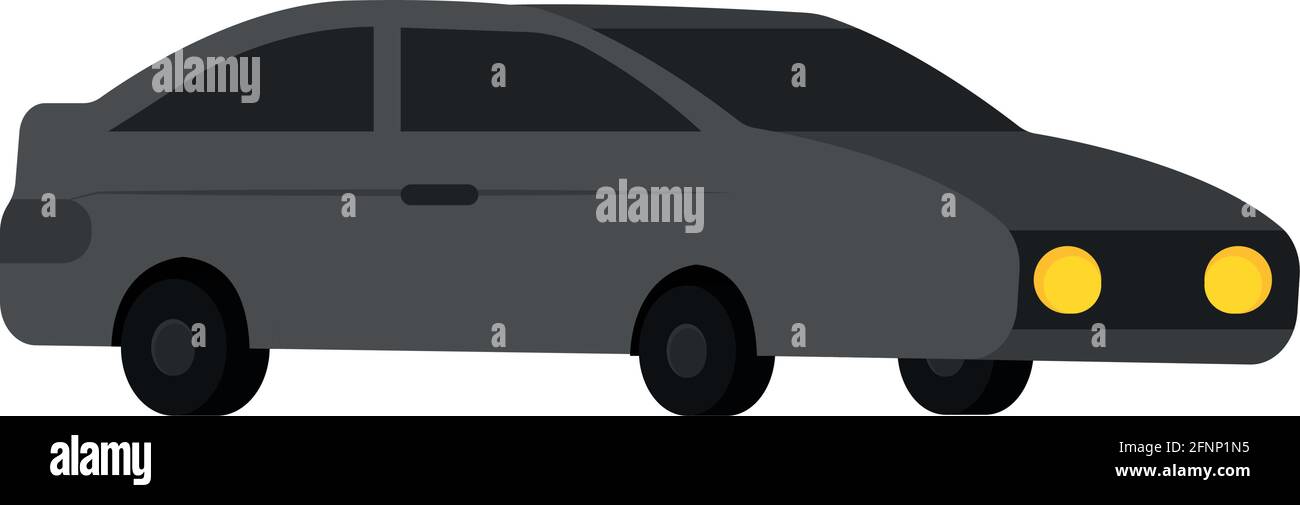 Isolated 3d black car icon Vector illustration Stock Vector Image & Art ...