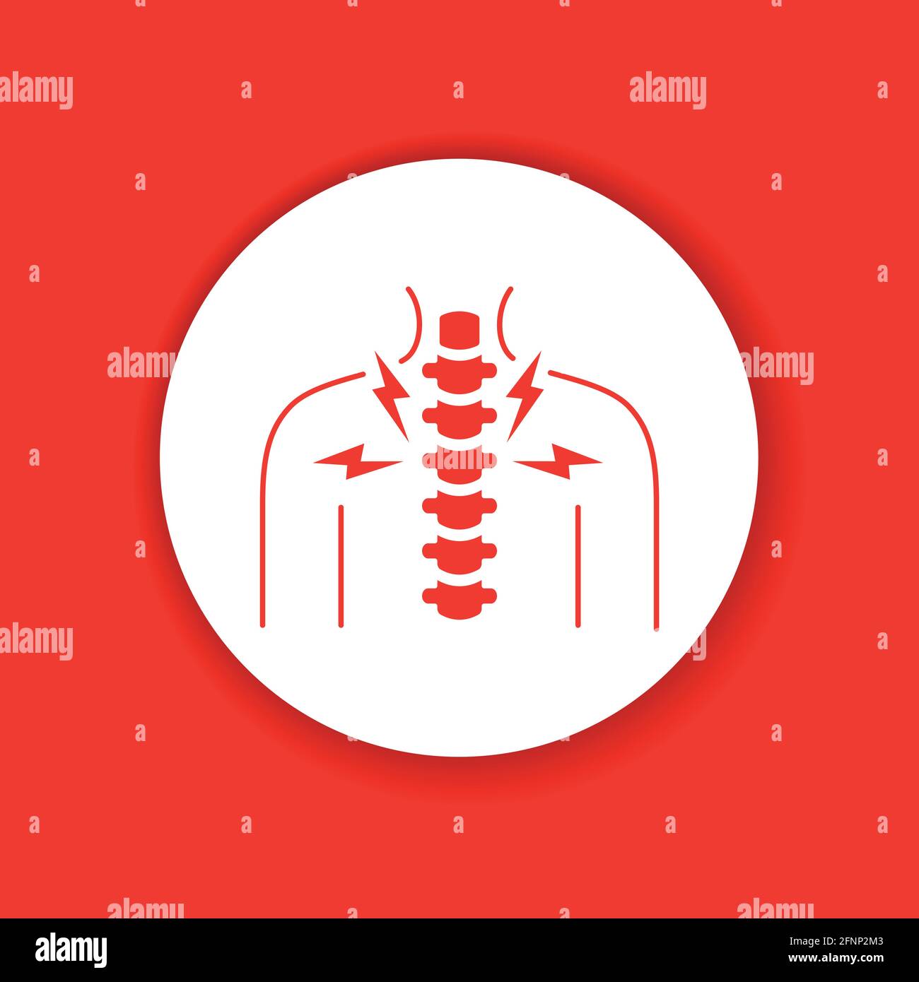 Thorax arthritis color glyph icon. Inflammation joint. Sign for web ...