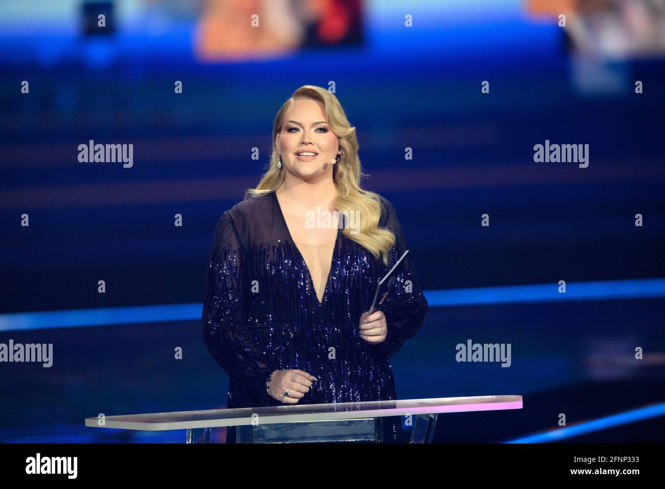 Rotterdam, Netherlands. 17th May, 2021. Presenter and Youtuber Nikki de ...
