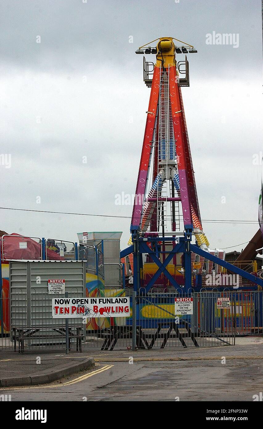 THE FUNFAIR AT HAYLING ISLAND, HANTS. PIC MIKE WALKER, 2004 Stock Photo ...