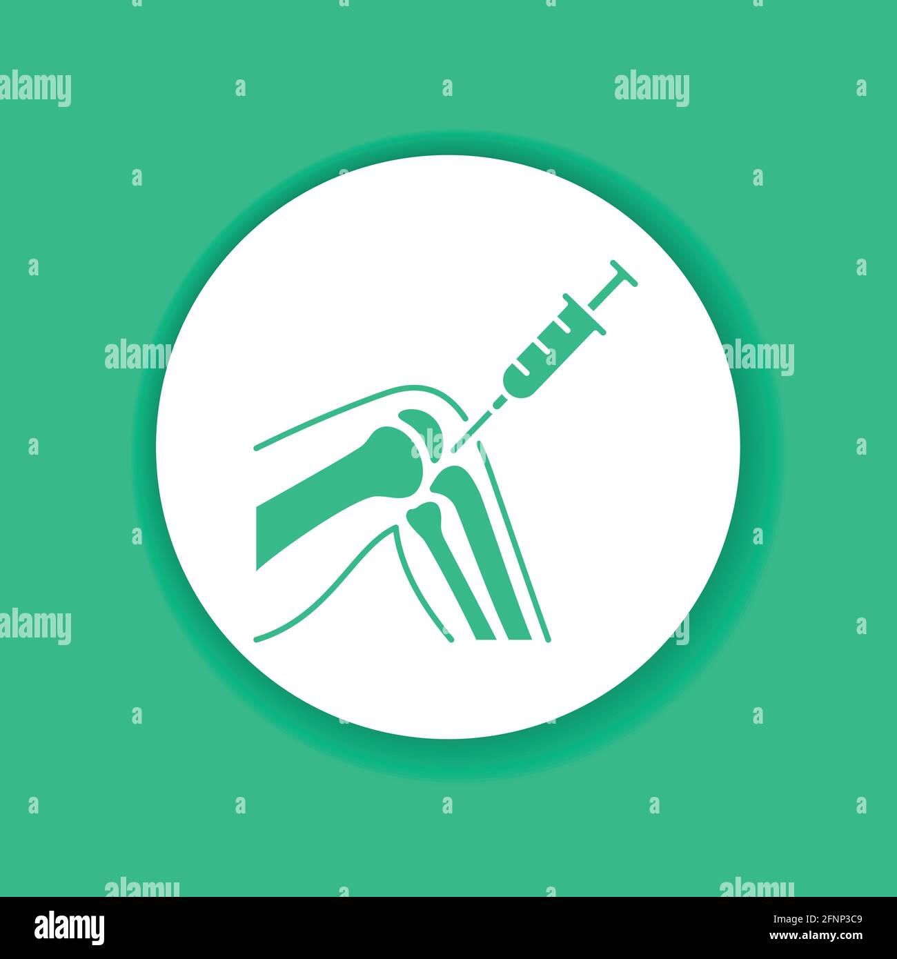 Treatment arthritis glyph color icon. Inflammation joint. Sign for web ...