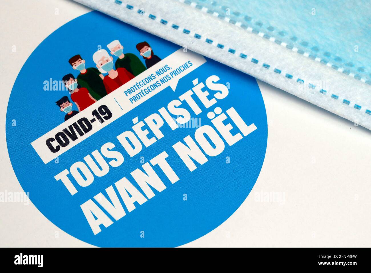 Corona virus pandemic. PCR Covid-19 test. France Stock Photo - Alamy