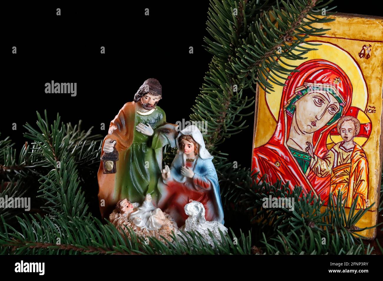 Nativity icon hi-res stock photography and images - Alamy