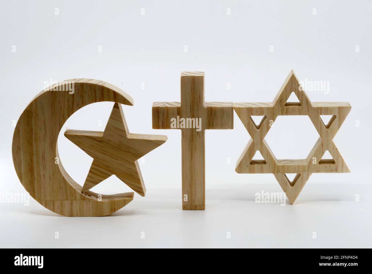 3 monotheistic religions interfaith symbols hi-res stock photography ...