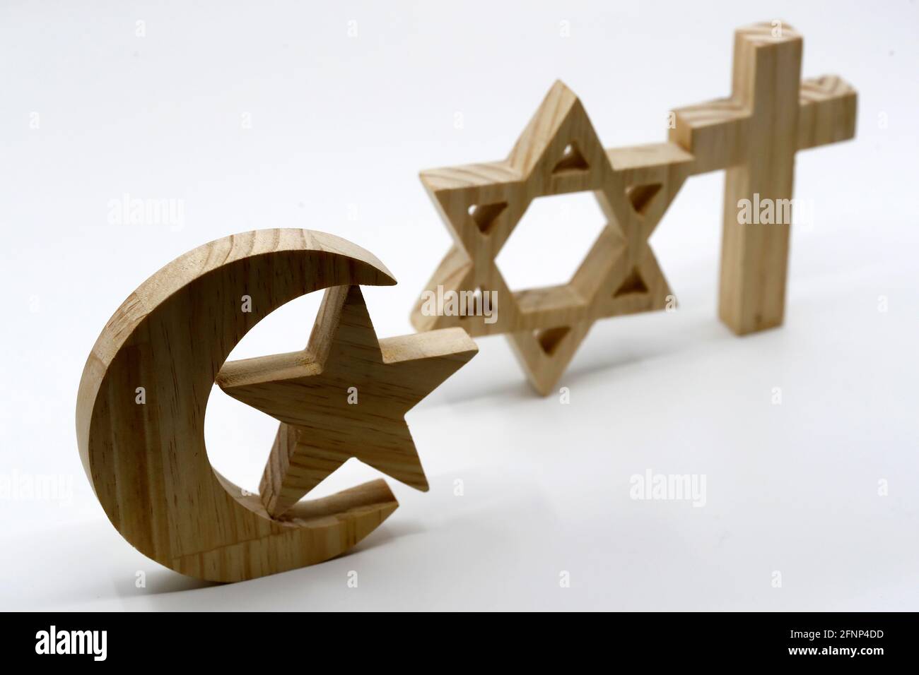 Christianity, Islam, Judaism 3 monotheistic religions. Jewish Star ...