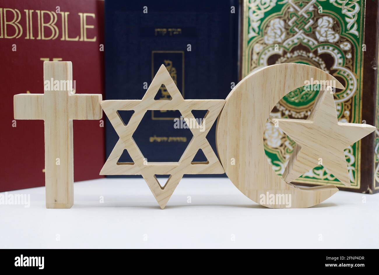 The three monotheistic religions. Christianity, Islam and judaism ...