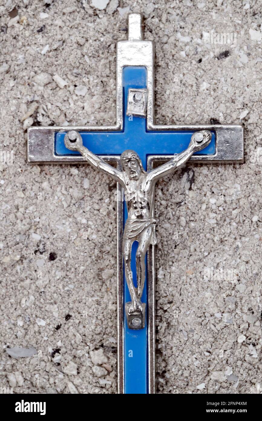 Crucifix with ashes. Ash Wednesday. Lent season. France Stock Photo - Alamy