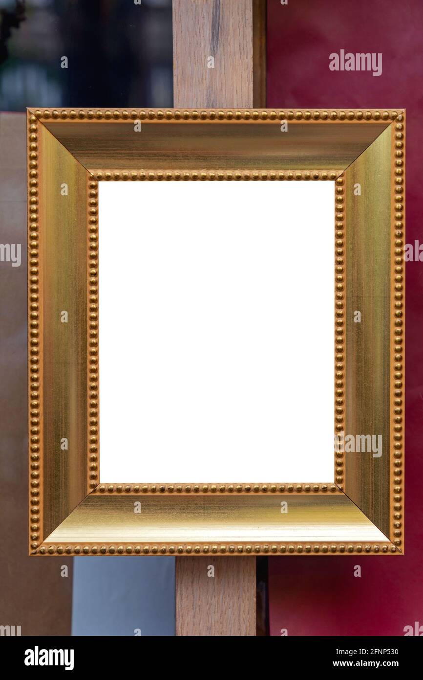 Portrait gold frame hi-res stock photography and images - Alamy
