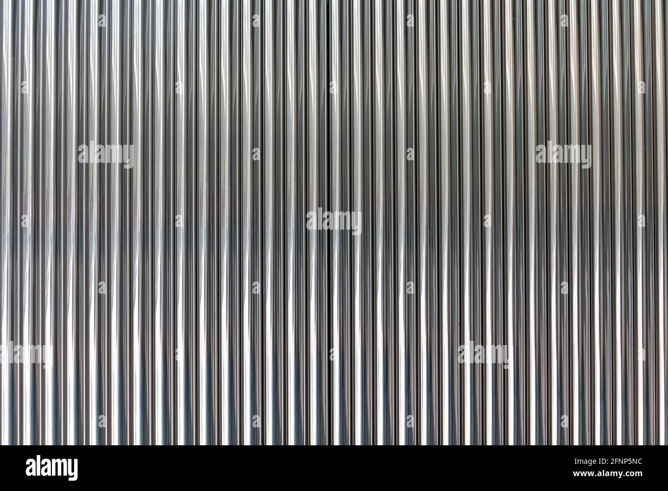 Futuristic Metal Structure Vertical Pipes Steel Background Stock Photo ...