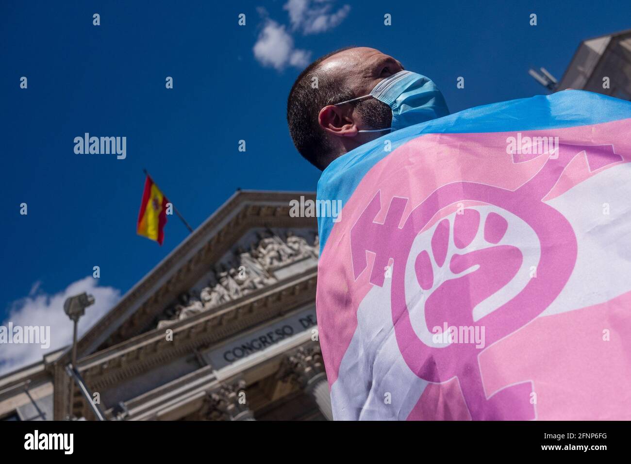 Trans flags hi-res stock photography and images - Alamy