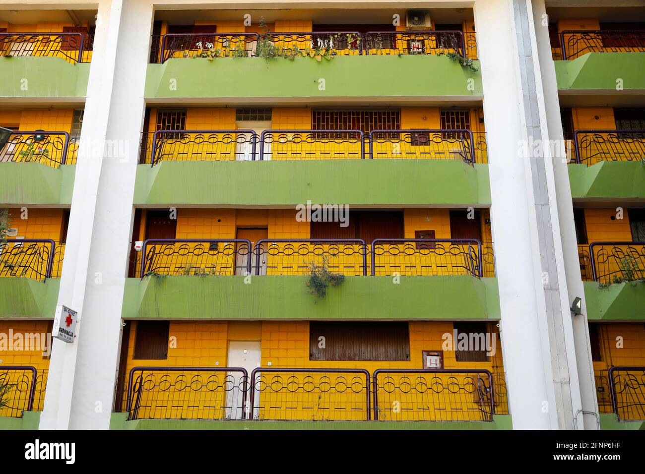 Brutalist building in Sarajevo, Bosnia & Herzegovina Stock Photo - Alamy