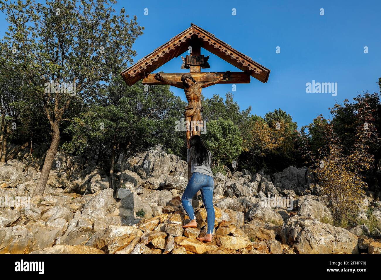 Sanctuaire du crucifix hi-res stock photography and images - Alamy