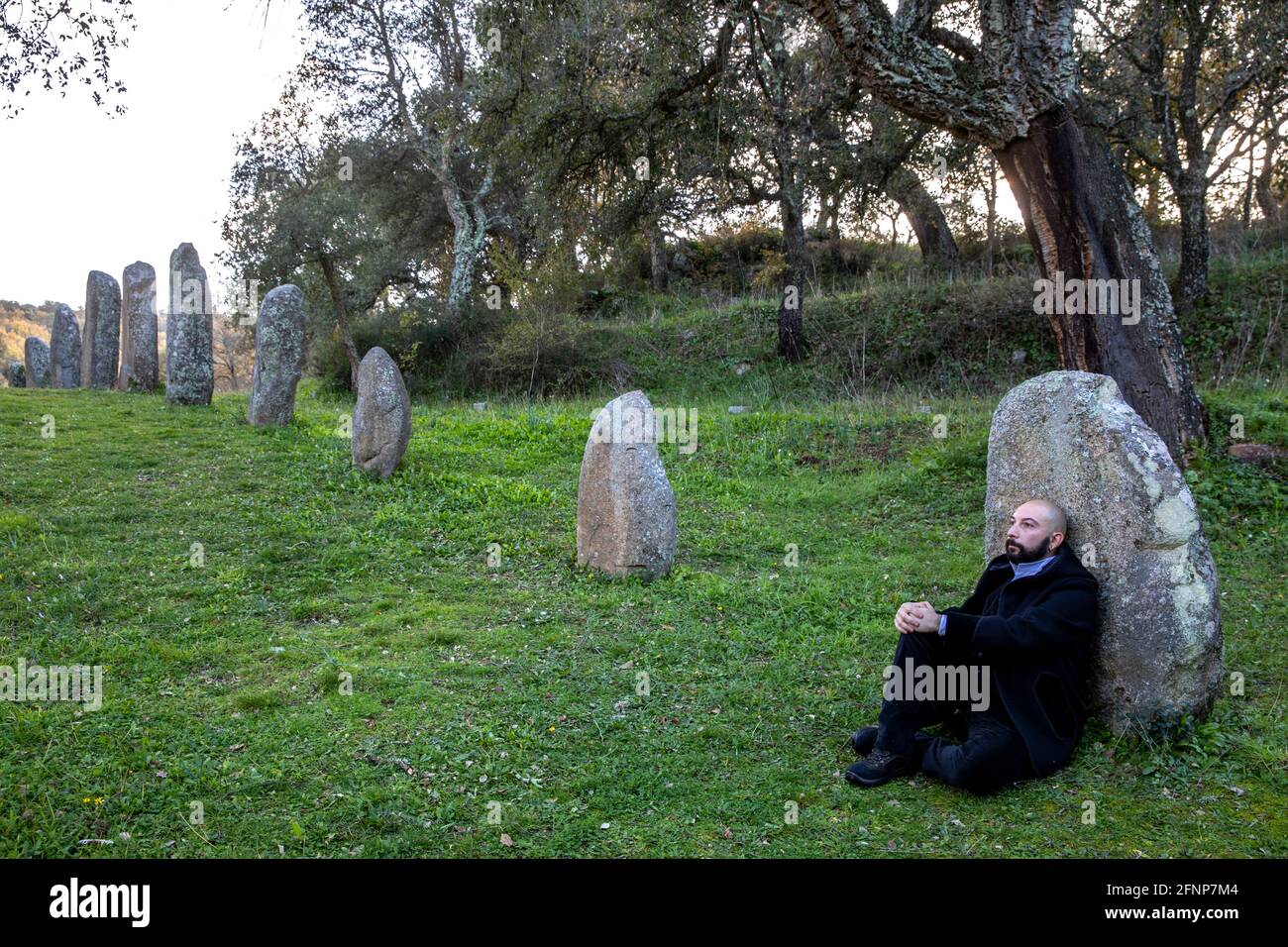Sardinian menhir hi-res stock photography and images - Alamy