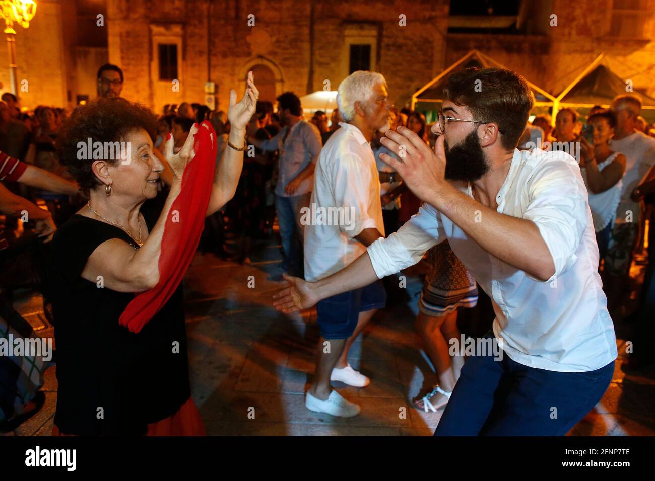 Pizzica dancing in Salento, Italy Stock Photo - Alamy