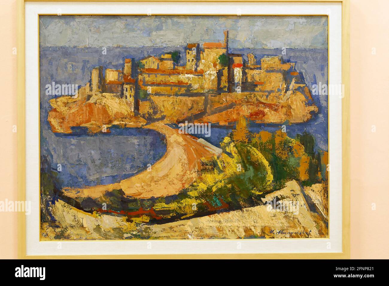 Art gallery, National museum of Montenegro, Cetinje, Montenegro. Milo ...