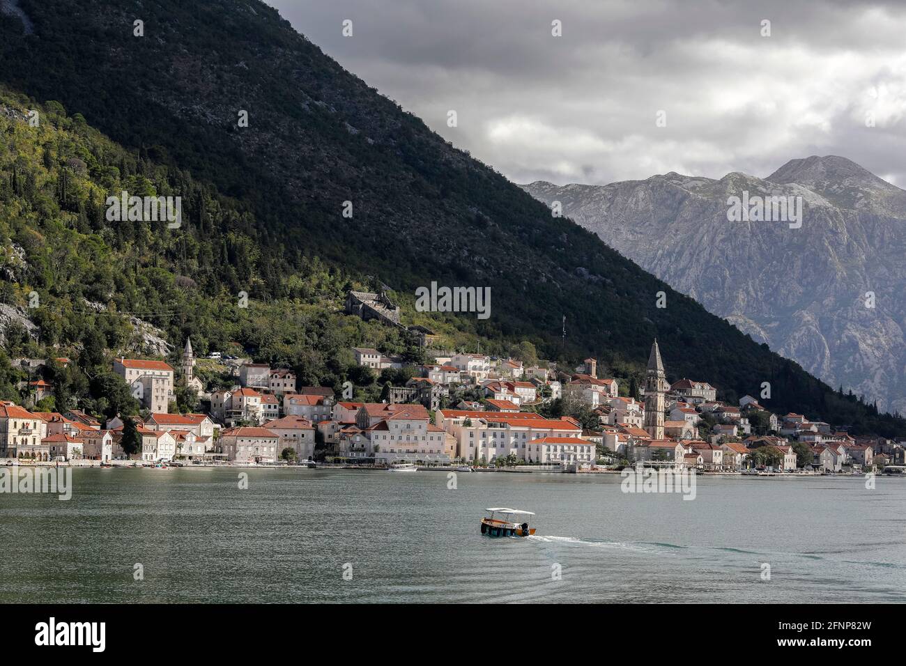 Perast village, bay of Kotor, Montenegro Stock Photo - Alamy
