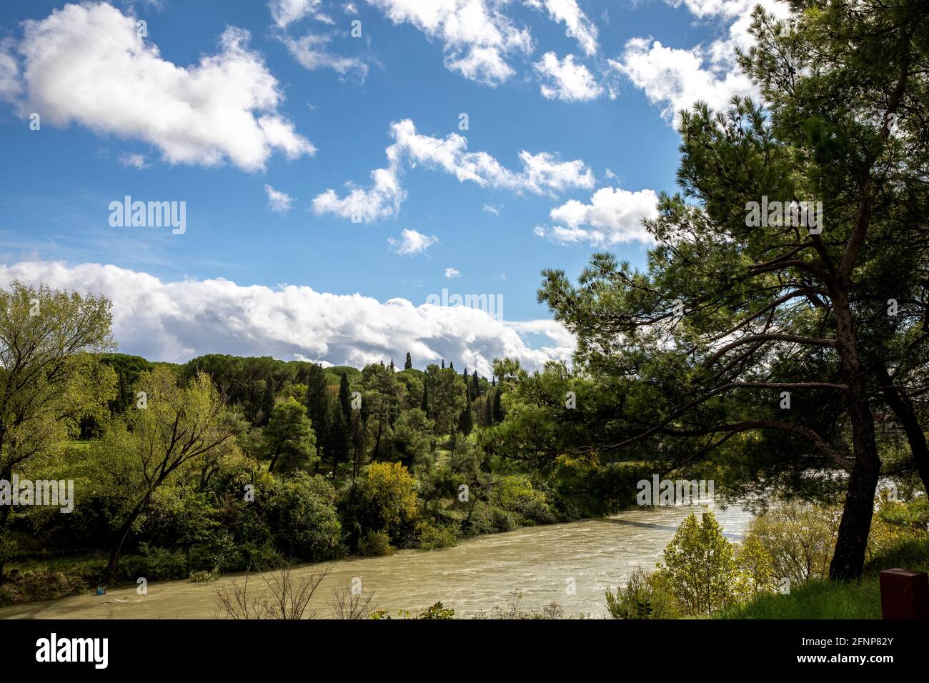 Moraca river in Podgorica, Montenegro Stock Photo - Alamy