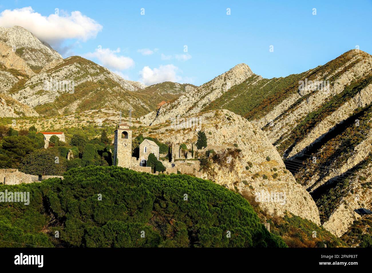Stari Bar, the old town of Bar, Montenegro Stock Photo - Alamy