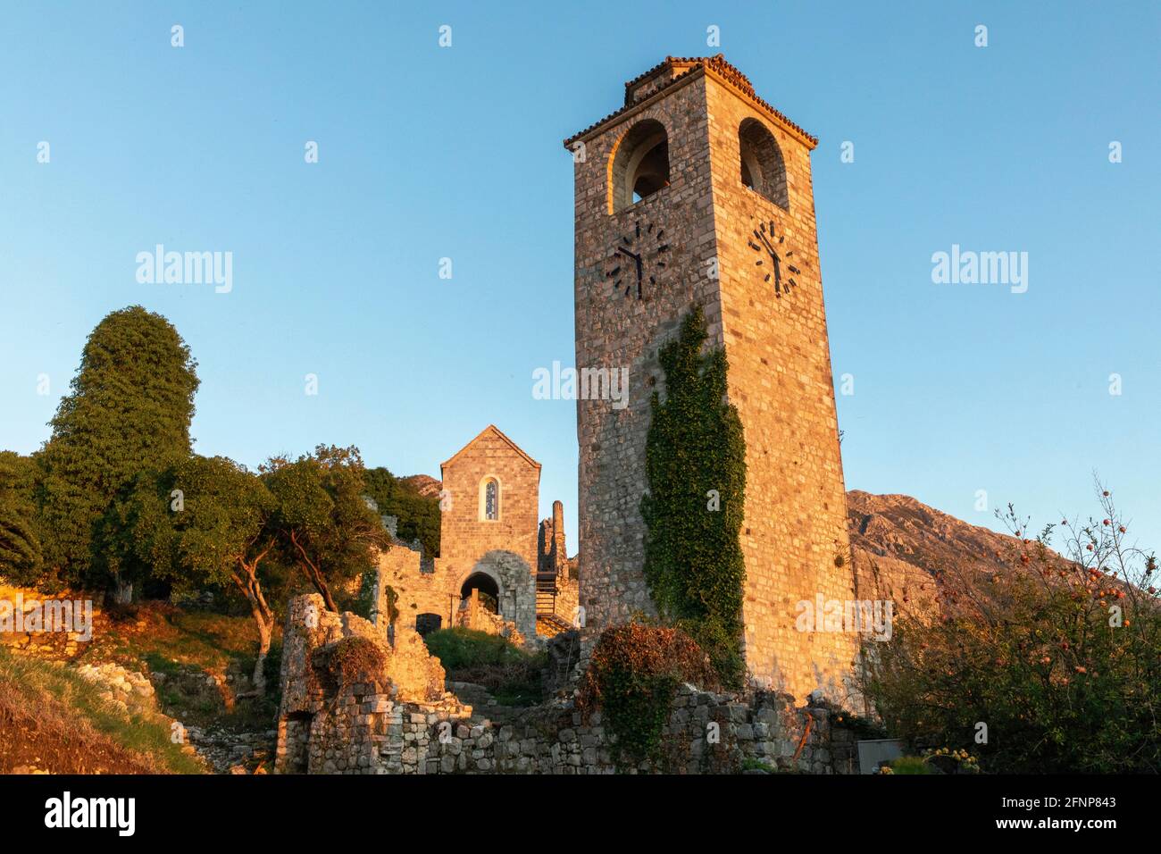 Stari Bar, the old town of Bar, Montenegro Stock Photo - Alamy