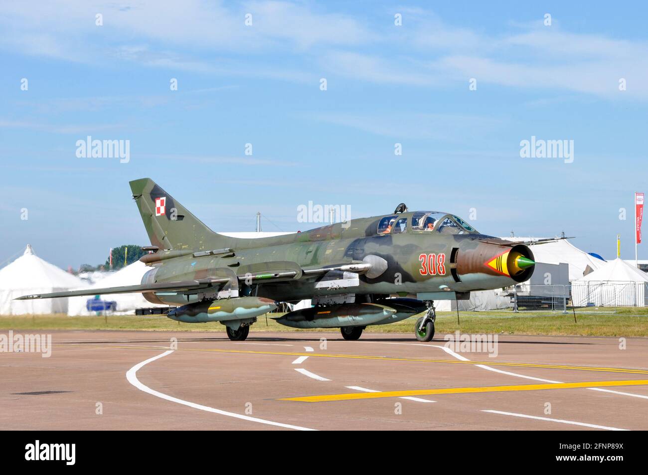 Polish Air Force Sukhoi Su-22 'Fitter' fighter jet plane at Royal ...
