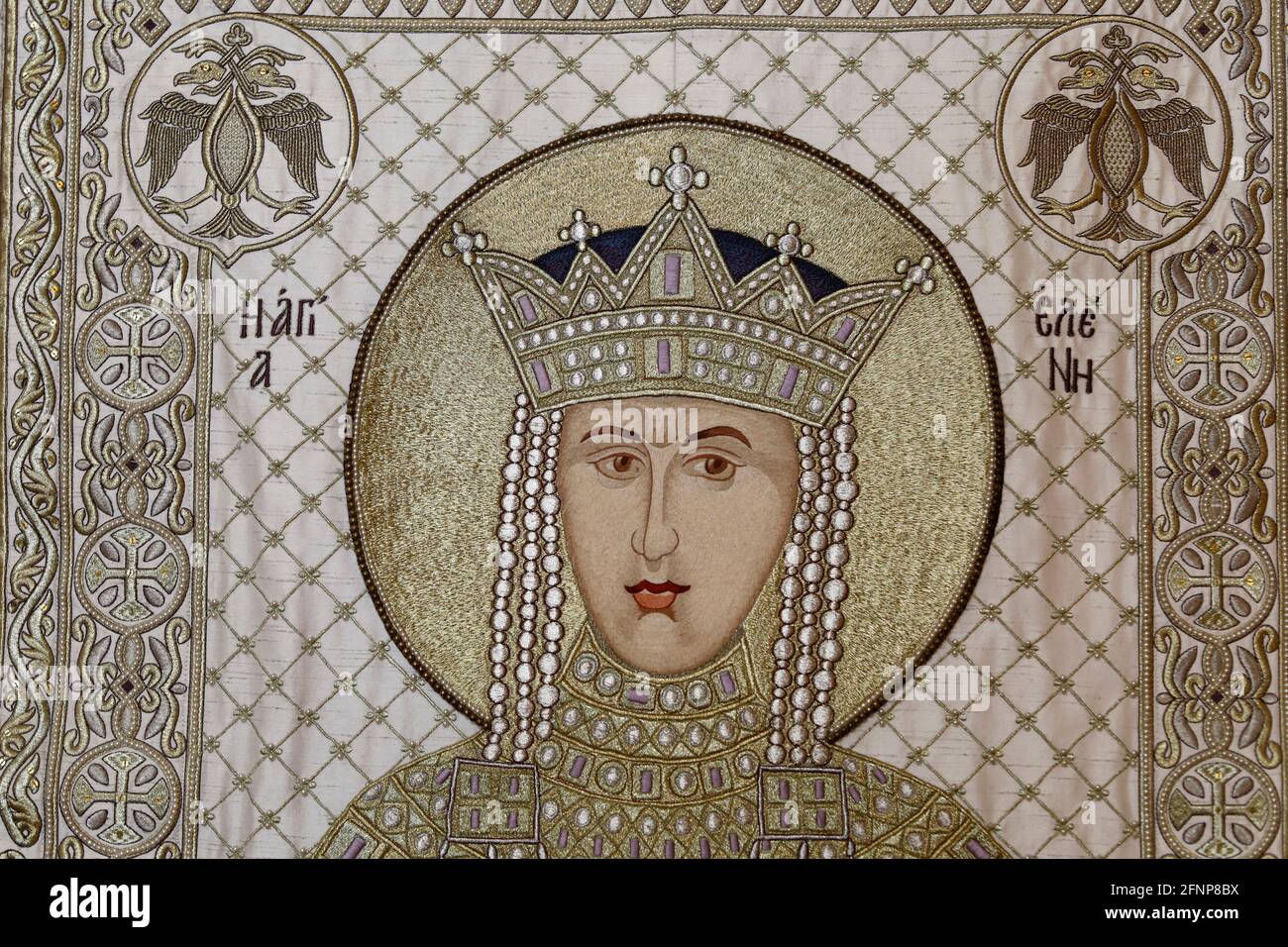 Resurrection orthodox cathedral, Podgorica, Montenegro. St Helen ...