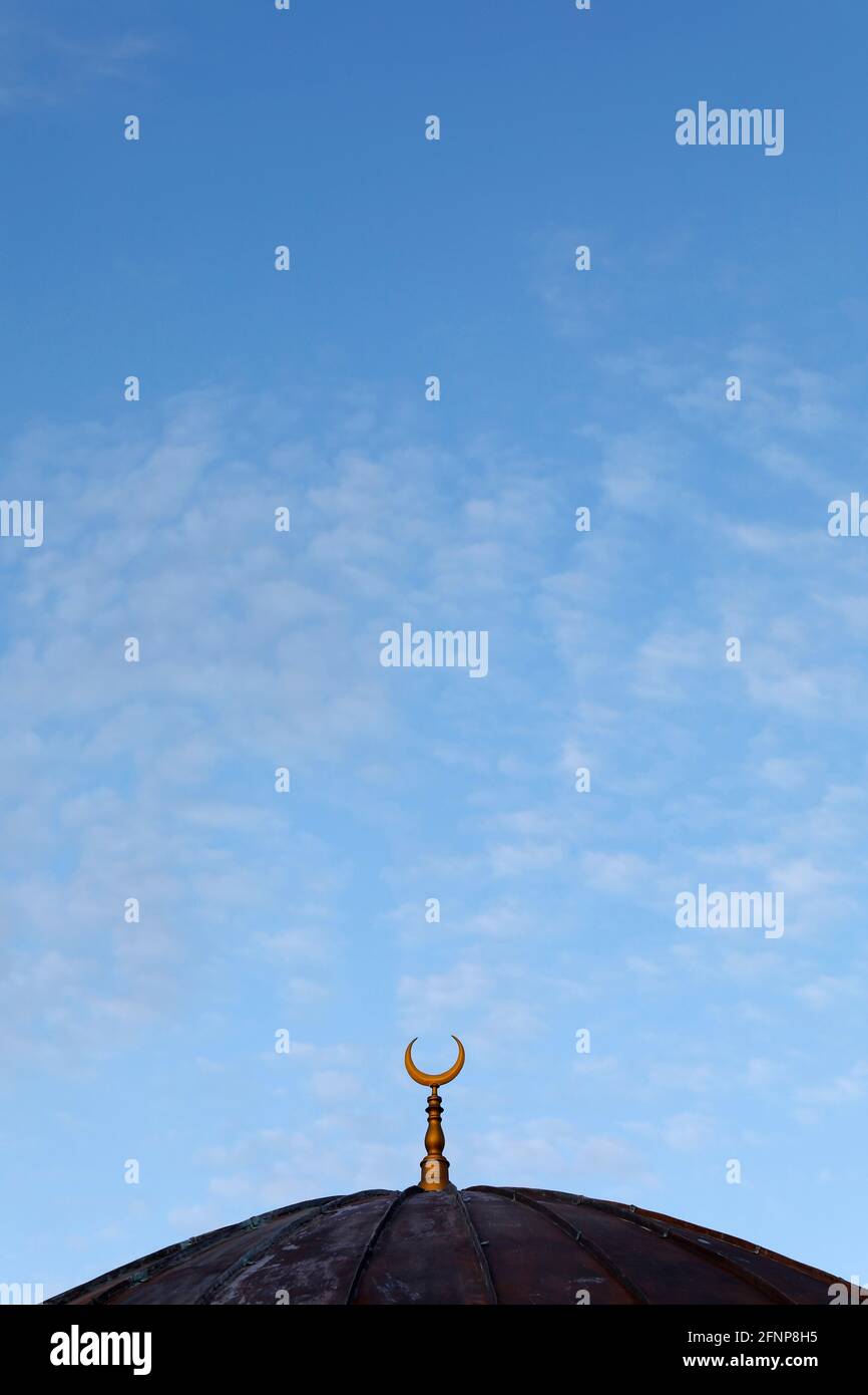 Osmanagic mosque dome, Podgorica, Montenegro Stock Photo - Alamy