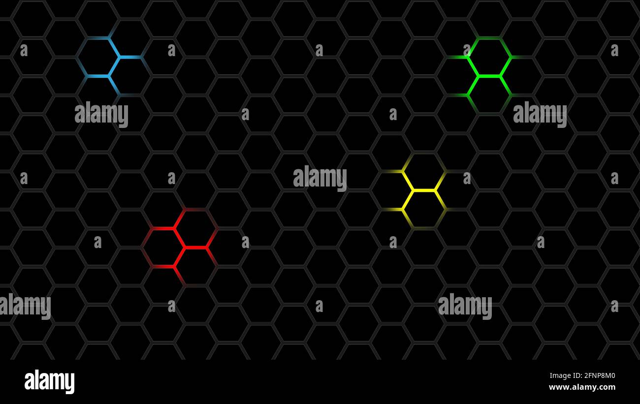 Abstract hexagon elements background Stock Vector Image & Art - Alamy