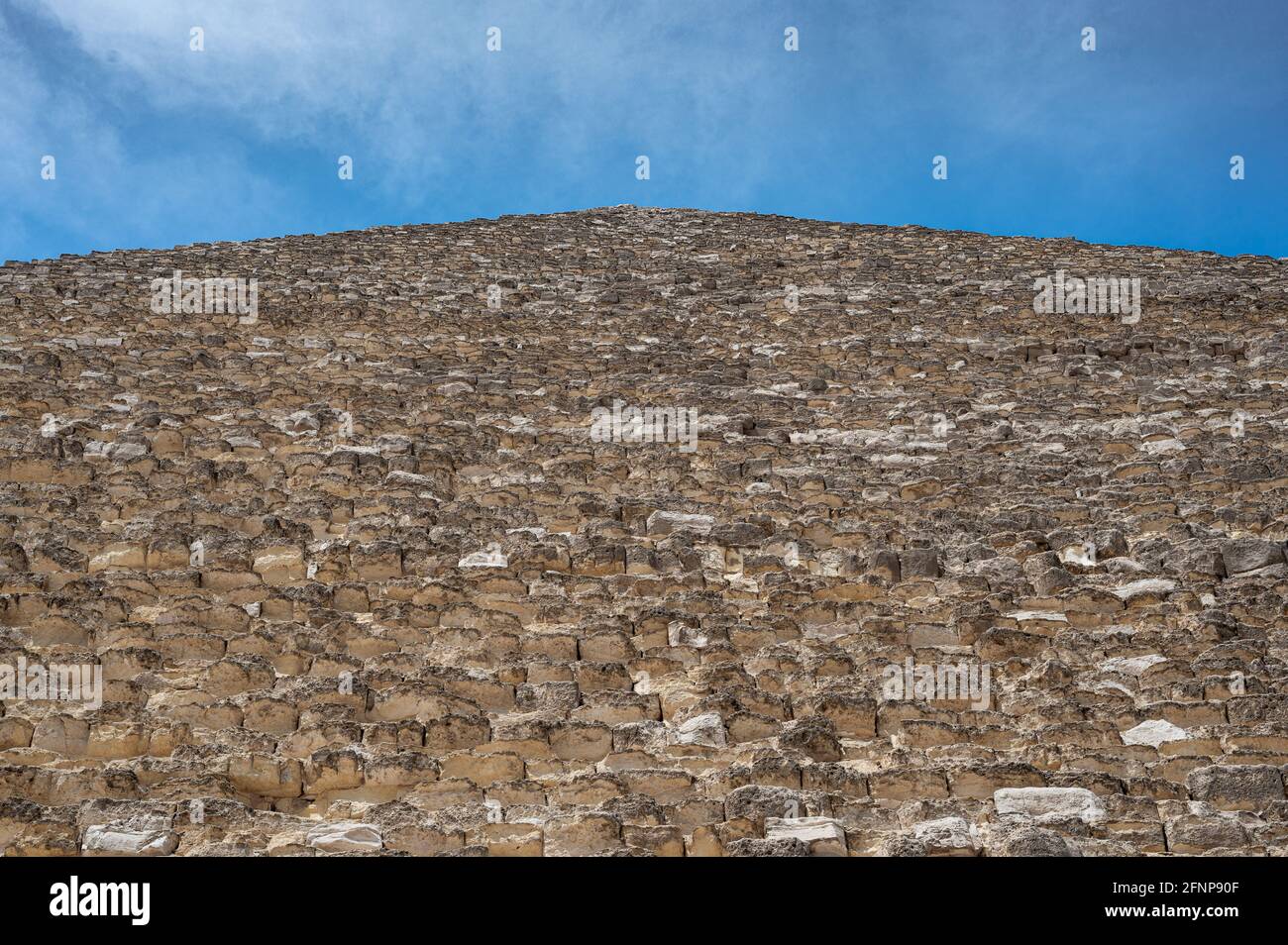 Great Pyramid of Giza. view of the great pyramid of Cheops from the ...