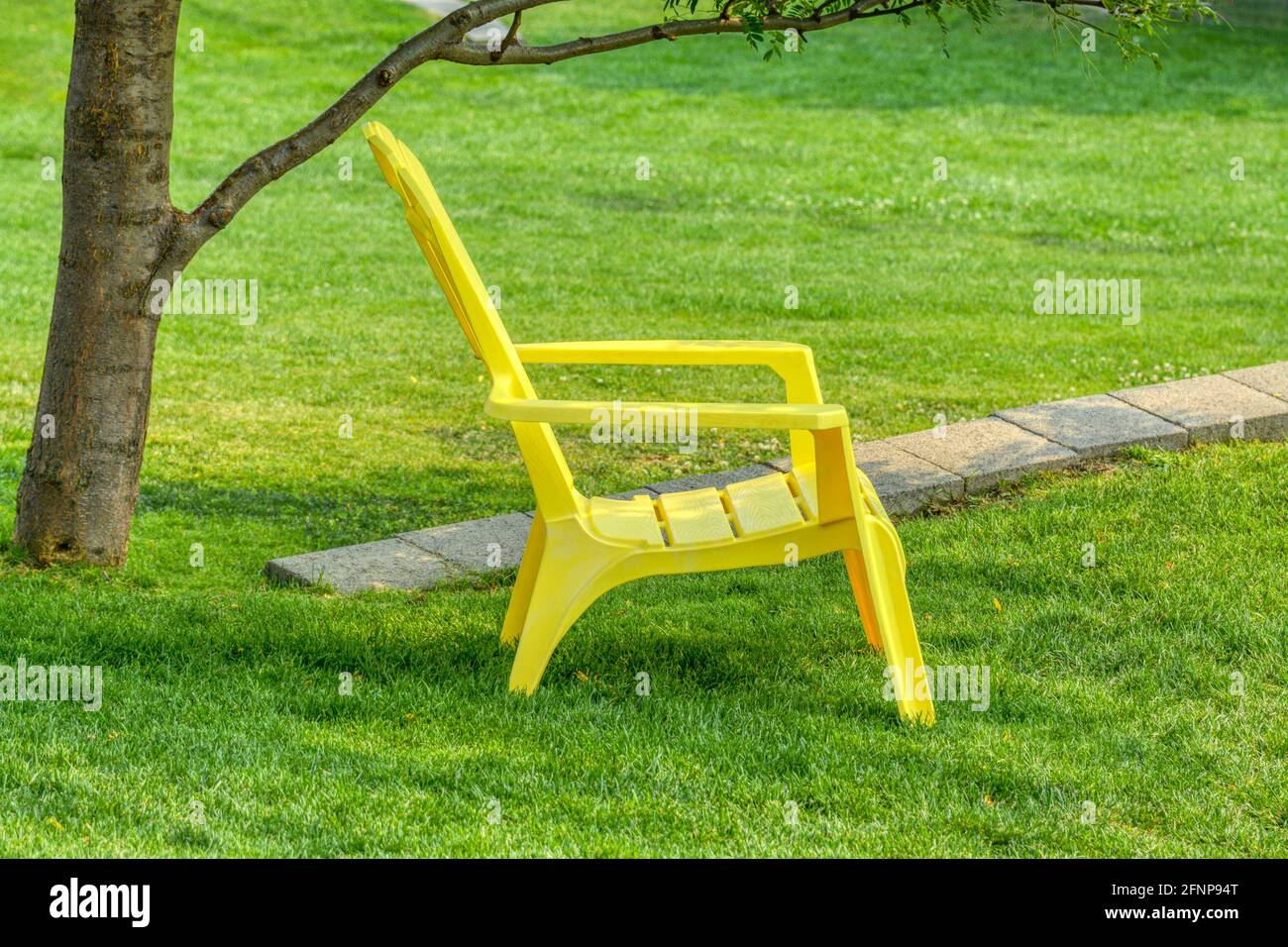 Lawn chair shadow hi-res stock photography and images - Alamy