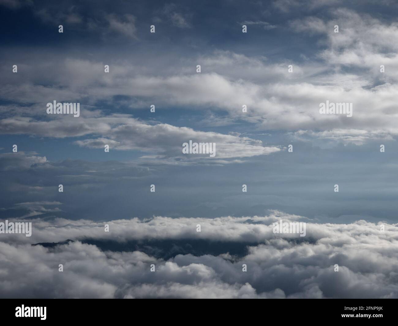 Calming sunrise atmosphere over the mountain marks the great thing ...