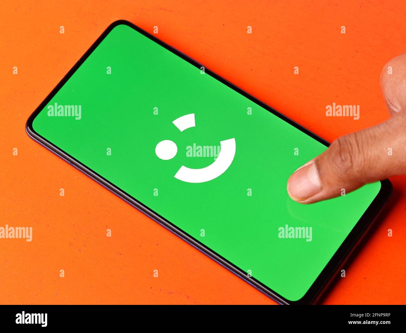 Assam, india - May 18, 2021 : Careem Now logo on phone screen stock ...