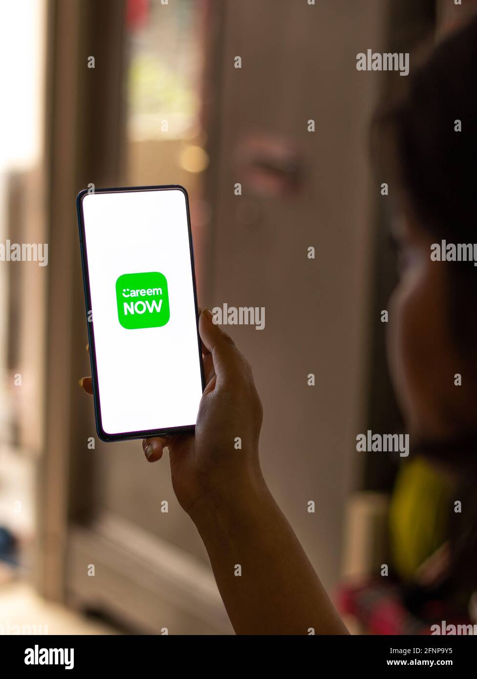 Assam, india - May 18, 2021 : Careem Now logo on phone screen stock ...