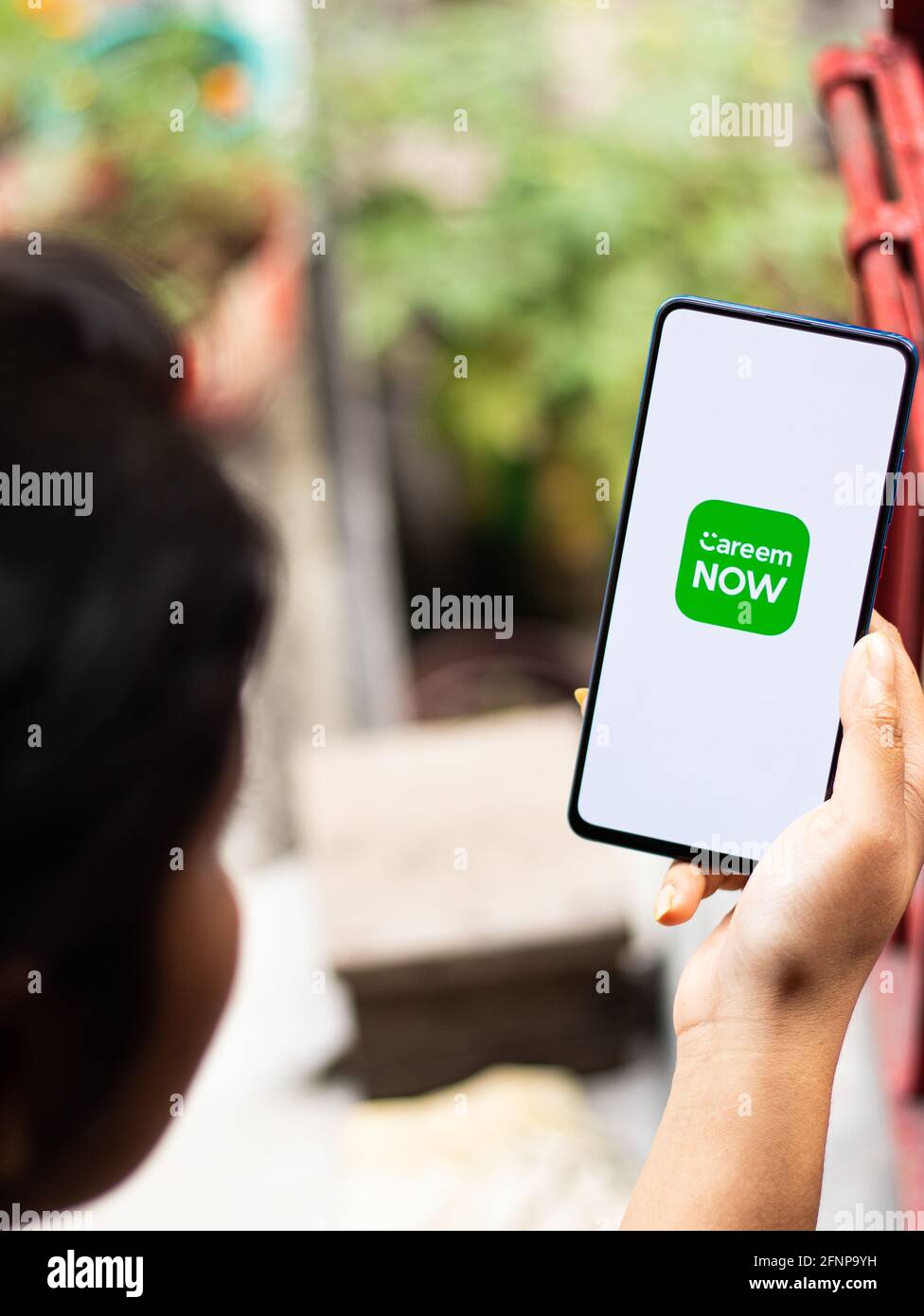 Assam, india - May 18, 2021 : Careem Now logo on phone screen stock ...