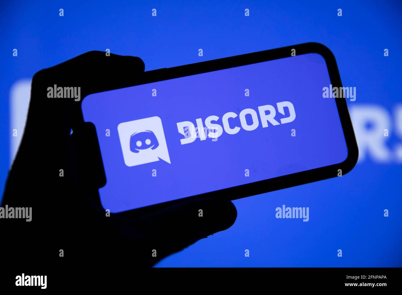 Discord icon logo hi-res stock photography and images - Alamy