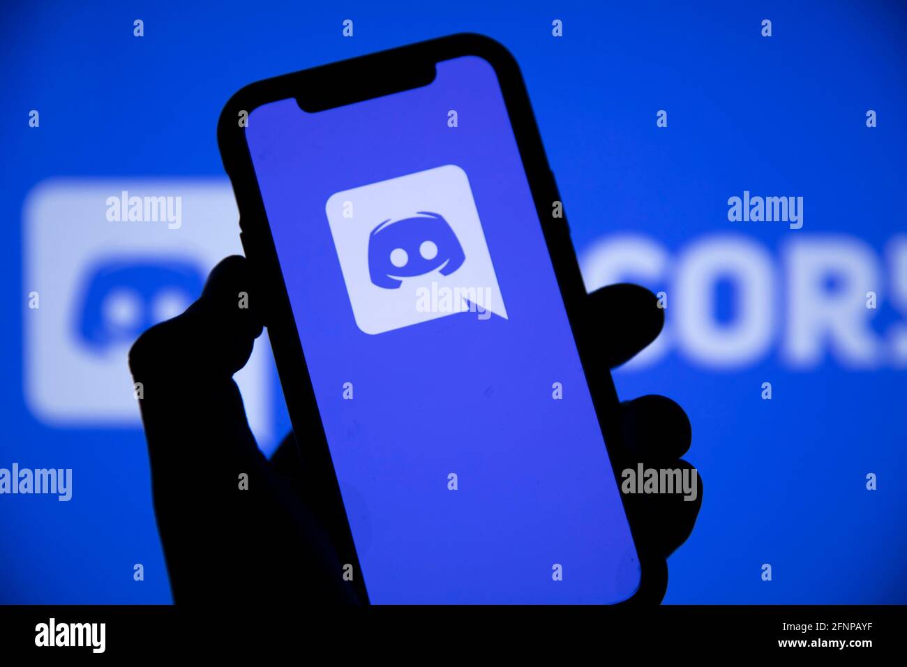 Discord icon logo hi-res stock photography and images - Alamy