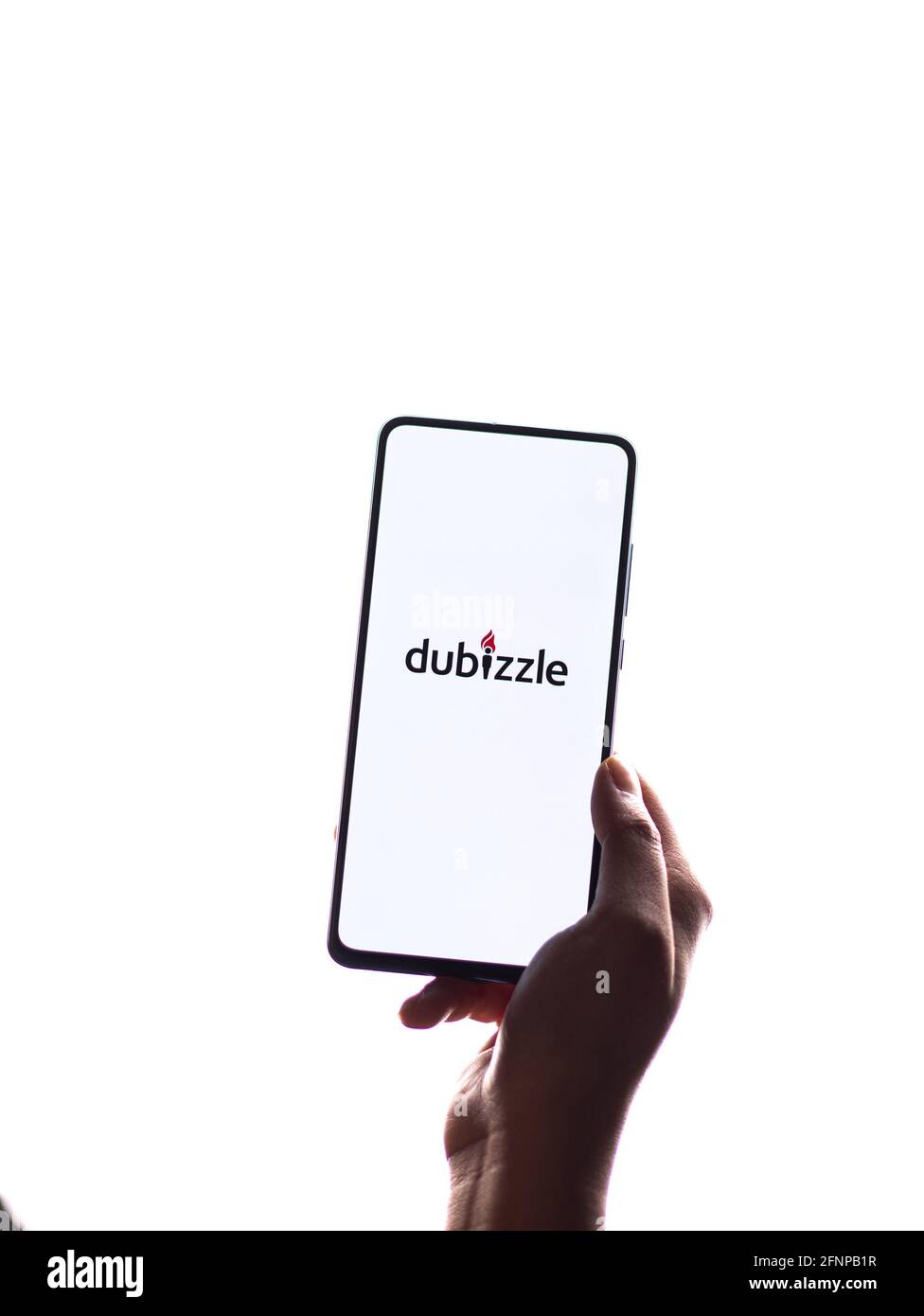 Assam, india - May 18, 2021 : Dubizzle logo on phone screen stock image ...