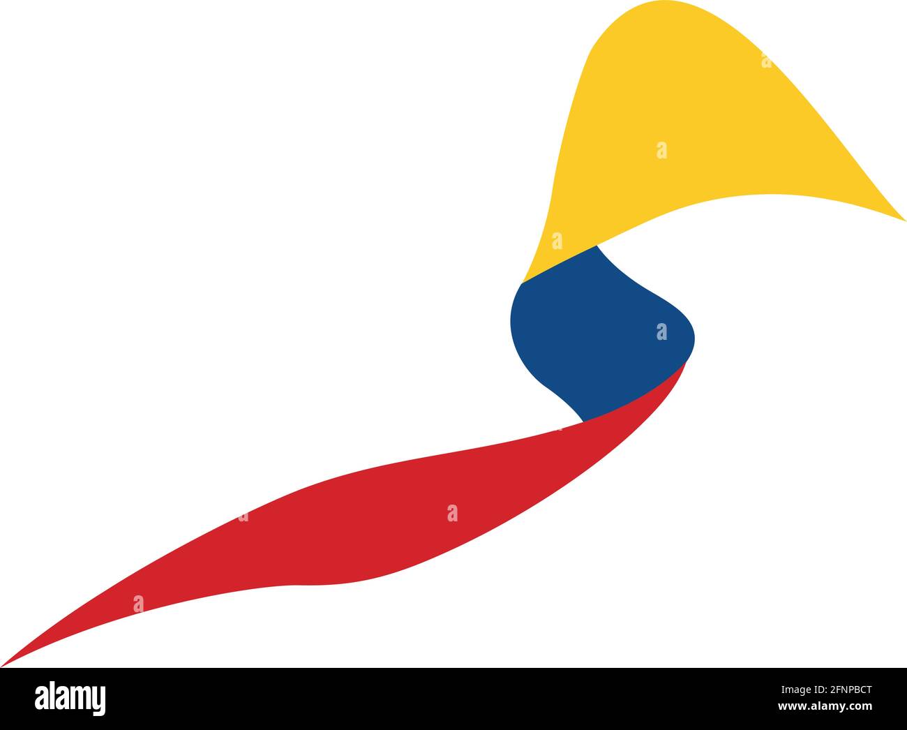 decorative colombia flag ribbon design Stock Vector Image & Art - Alamy