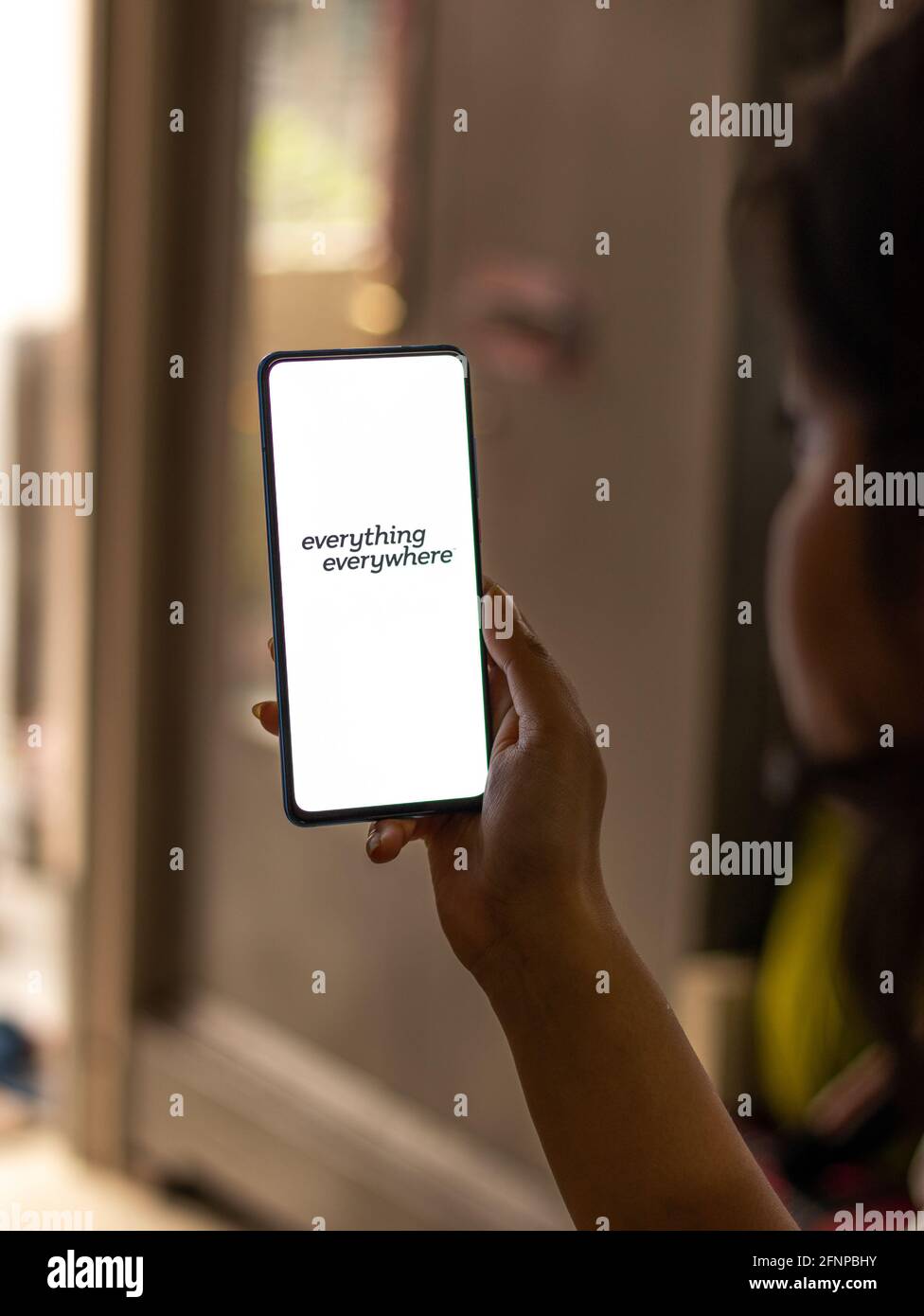 Internet of everything phone screen hi-res stock photography and images ...