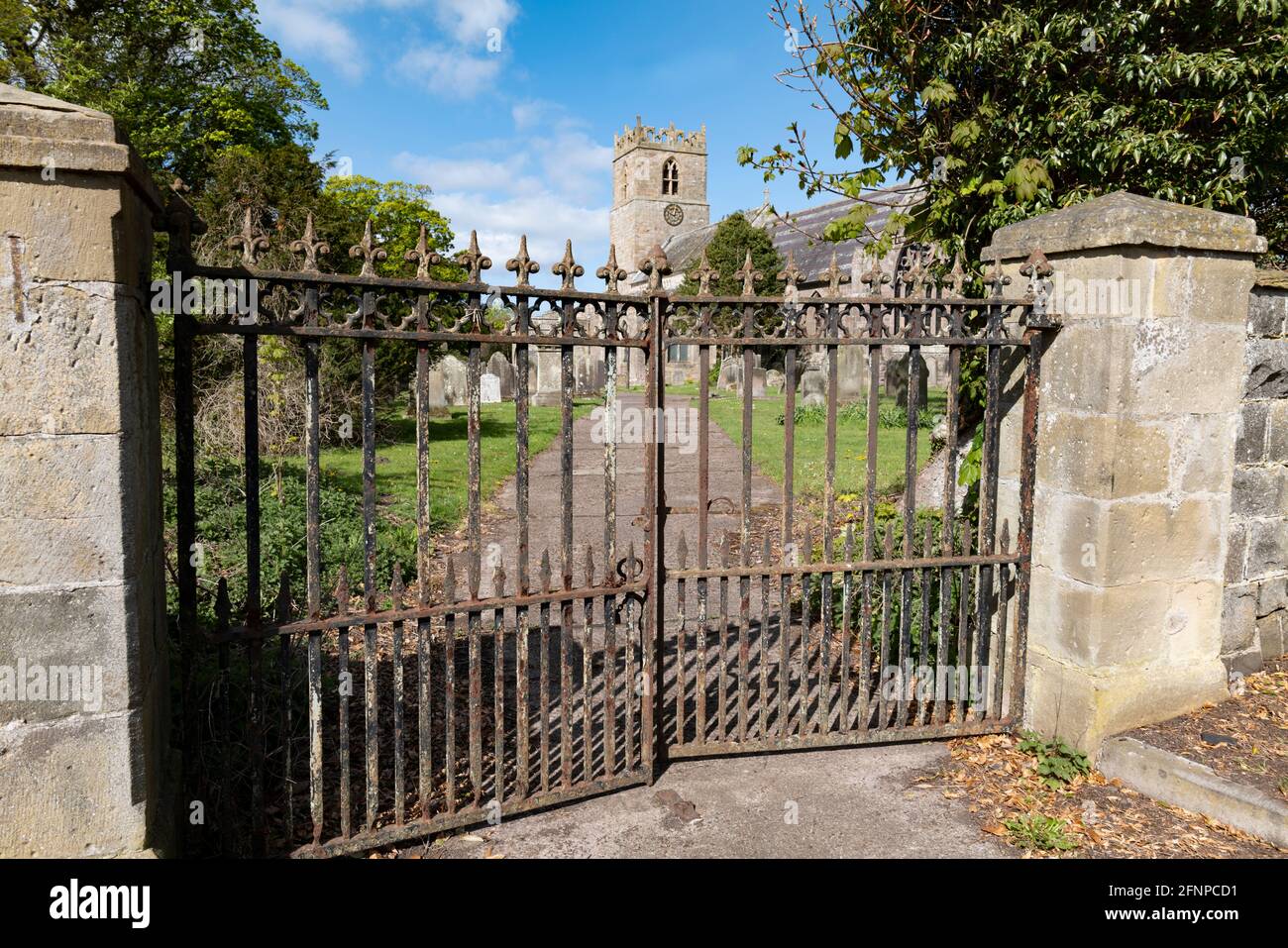 Church of the Holy Trinity, Embleton, Northumberland, England Stock ...