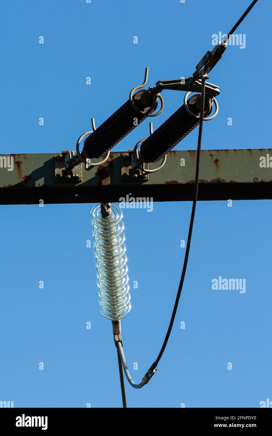 Isolators at an electrical substation hi-res stock photography and ...