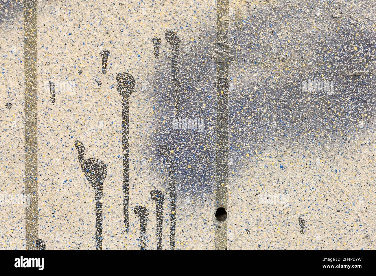 Industrial processing marks on the wall Stock Photo - Alamy