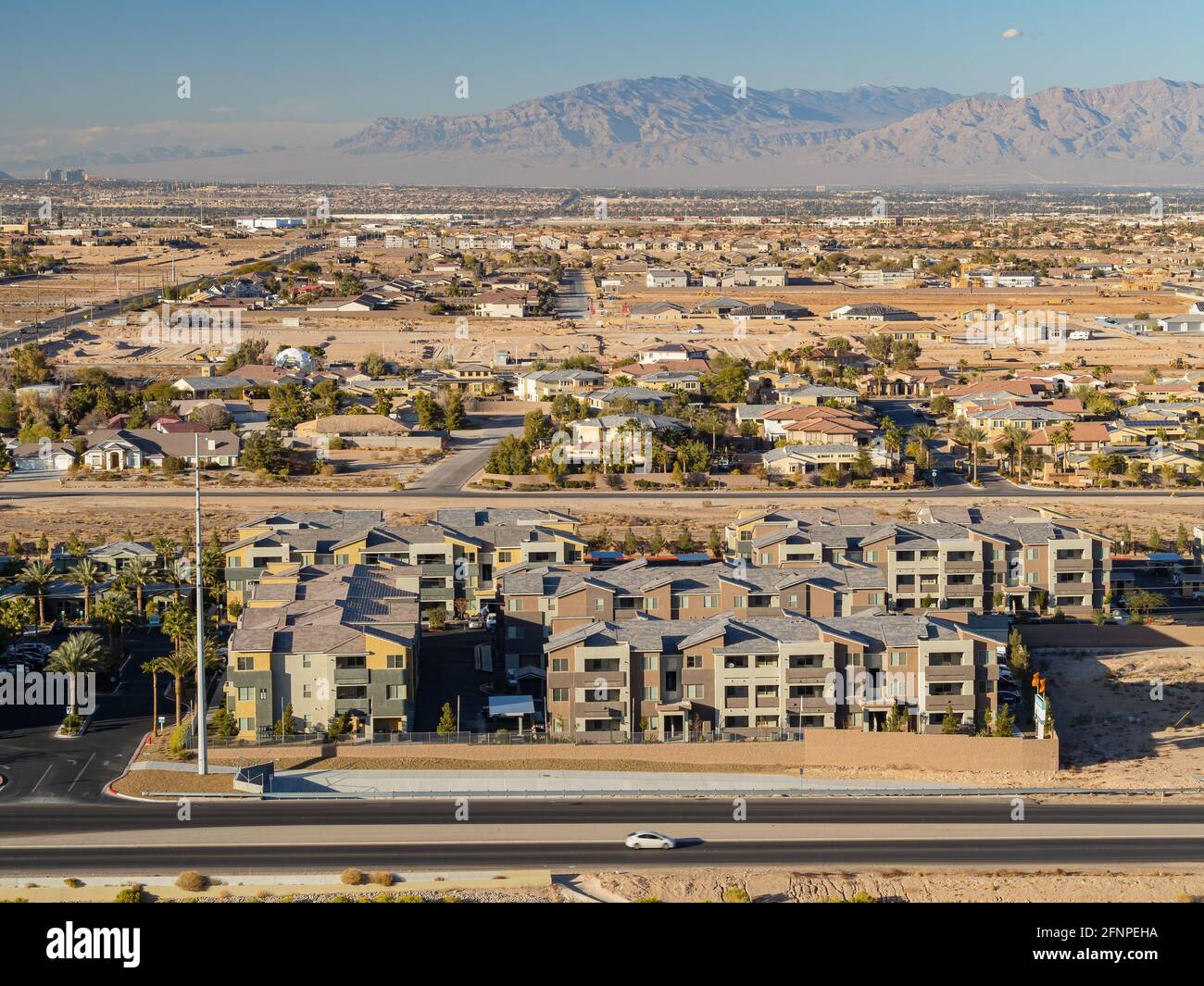 High angle view of the Enterprise cityscape at Nevada Stock Photo - Alamy